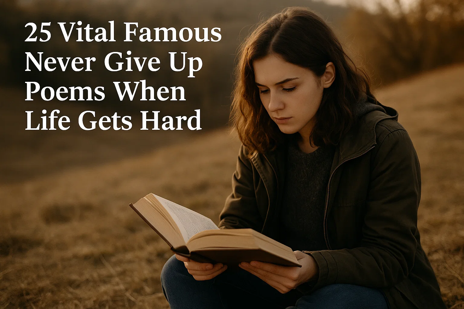 25 Vital Famous Never Give Up Poems When Life Gets Hard